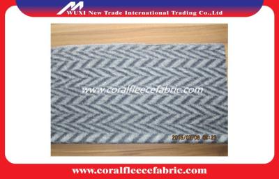 Cina OEM leggero del tessuto di miscela del poliestere del tessuto del jacquard della lana di Melton in vendita