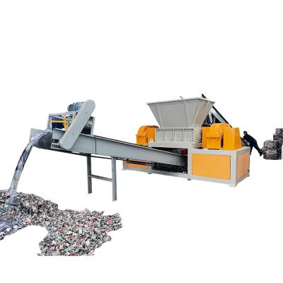 China Hydraulic Municipal Waste Shredder/crusher Machine Textile Shredder Plastic Bag Karton Shredder Old Clothes Shredding Machine for sale