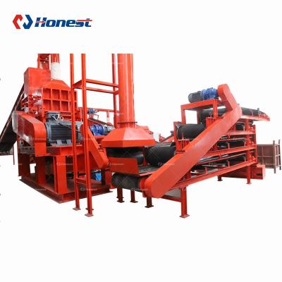 China Large Production Capacity Metal Recycling Crusher Waste Motor Stator Rotor Recycling Plant Scrap Metal Crusher Production Line for sale