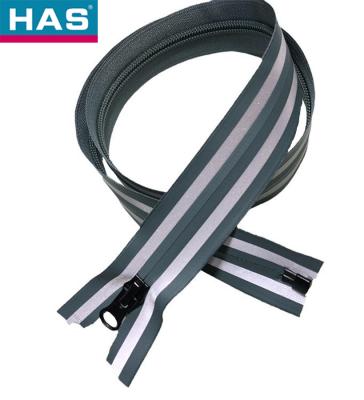 China #8 Customized Waterproof Zipper Rubber with Double Color for Garment for sale