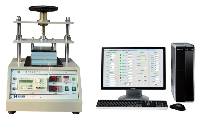 ASTM D5470-12 Rubber Thermal Conductivity Tester Equipment for Plastic Testing Material Analyzer 0