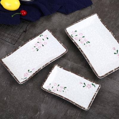 Китай Rectangular Melamine Dinner Plates - Withstand Temperature -20C 120C for Hospitality продается