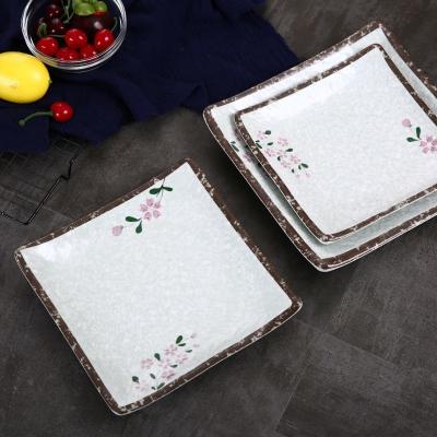 Китай Rectangular Melamine Dinner Plates -20C 120C Temperature Tolerance продается
