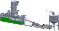 Quality Electrcial Heating Polyester Recycling Machine Customerized Pet Recycling Plant 500kg/Hr for sale