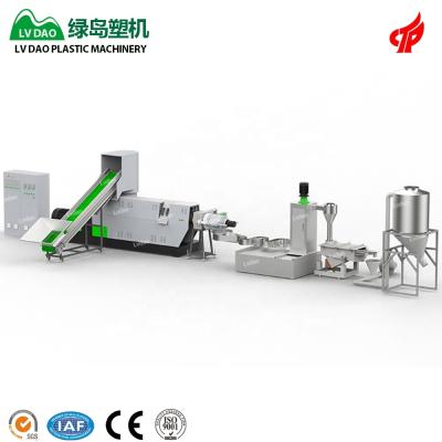 China Compactor Type PP PE Film Woven Bag Recycle Plastic Granules Making Pelletizing Machine Pelletizer for sale