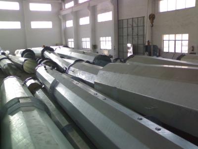 China La inmersión caliente dodecagonal 220KV galvanizó el poder poste para la línea de transmisión en venta