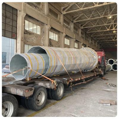 China H15-30M Proyecto de línea de transmisión con poste de acero de potencia eléctrica en venta