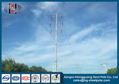 China Uso de transmisión anti de poder de la galvanización de la inmersión caliente de poste de la corriente eléctrica del corrosivo 220KV en venta