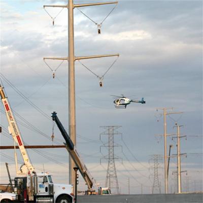 중국 220KV 가공 송전 전력 전신주 판매용