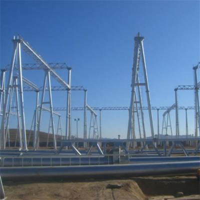 Cina strutture d'acciaio galvanizzate 230KV della sottostazione di Tublar per il trasformatore elettrico in vendita
