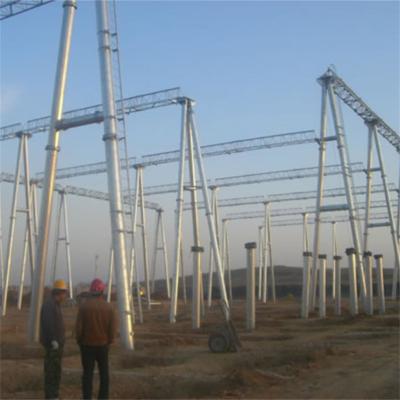 Cina strutture d'acciaio galvanizzate 230KV della sottostazione di Tublar per il trasformatore elettrico in vendita