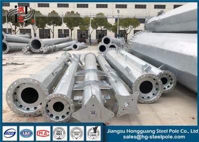 China Heiß - Bad galvanisierte elektrische Leistung Pole, Getriebe-Gebrauchsstrommast zu verkaufen
