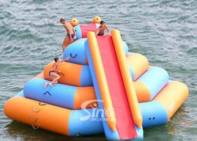Cina Gioco gonfiabile di sport della torre di acqua del doppio scorrevole del vicolo con la tela cerata del PVC di 0.9mm in vendita