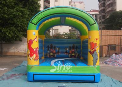中国 屋外5x4 mtsは610g/m2ポリ塩化ビニールの防水シートとなされる子供の膨脹可能な弾力がある城をパーティを楽しもう 販売のため
