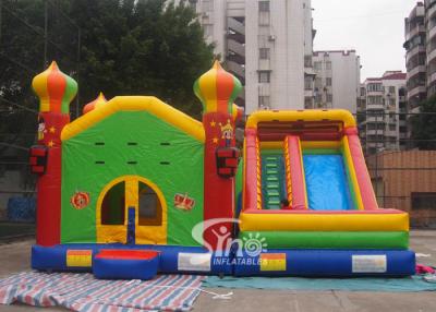中国 家族n公園のためのスライドが付いている商業屋外の子供の大きく膨脹可能なコンボの家 販売のため