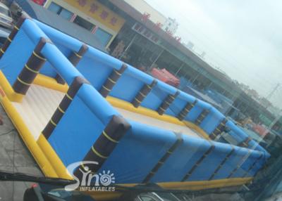 China Openlucht Reuze Opblaasbaar Volleyballhof Stuiterend Kasteel voor Spel van Partij het Interactieve Sporten Te koop
