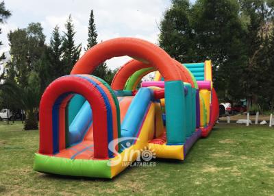 China Het kleurrijke Geteerde zeildoek van pvc van het Kinderen Interactieve Spel Opblaasbare Loodvrije Te koop
