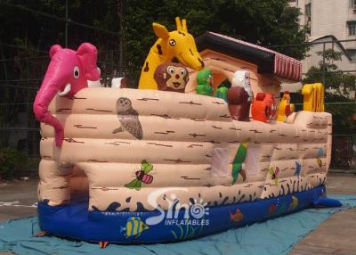 中国 安全ノアの箱舟の楽園の子供のための膨脹可能なコンボの跳ね上がりの家 販売のため