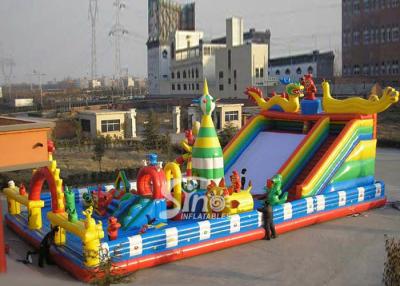 Cina parco di divertimenti gonfiabile gigante dei bambini all'aperto di 20x10m fatto della prima tela cerata del PVC della classe dal produttore gonfiabile della Cina in vendita
