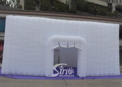 China 11x11 de partij of de gebeurtenis opblaasbare kubustent van m grote met 4 die deuren van beste pvc met een laag bedekt nylon worden gemaakt Te koop