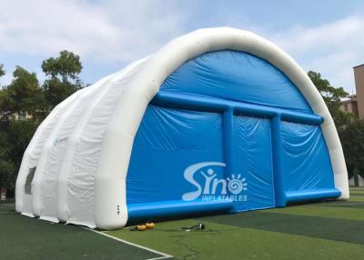 China barraca inflável hermética azul branca do banquete de casamento de 15m x de 15m N grande com melhor material da fábrica inflável de China à venda