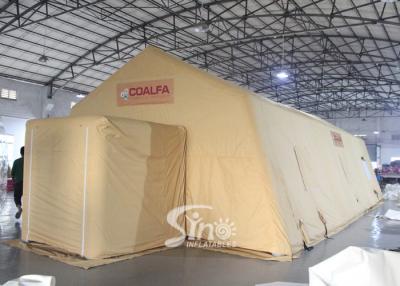 China do isolamento rápido da emergência do abrigo do desenvolvimento de 12x7m barraca médica inflável para o equipamento da barraca da ajuda humanitária à venda