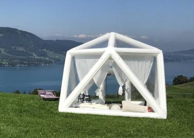China Openlucht Draagbare Duidelijke Opblaasbare het Kamperen van Pvc Tent met Luchtdicht Kader voor Familiereizen of Kampen Te koop