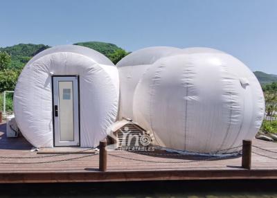 China Het openlucht Naar maat gemaakte 3 Zalen Opblaasbare Hotel van de Bellentent met de Tunnelingang van het Staalkader van Chineesinflatables Te koop