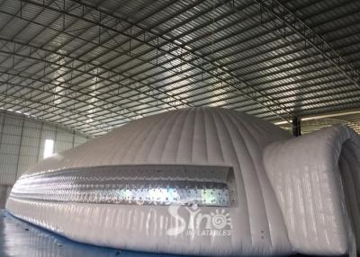 China Slag - omhoog de Luchtdichte Witte Tent van de de Iglokoepel van Weding Opblaasbare met Transparante Vensters voor Binnen Openlucht de Partijgebeurtenissen van N Te koop