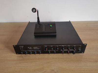 Cina 6 stazione di chiamata della ripresa esterna di sostegno 8 di amp del miscelatore dell'amplificatore dell'altoparlante di zona 350W in vendita