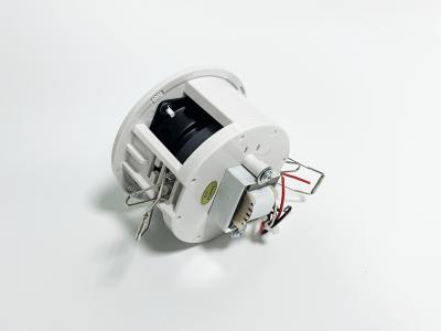中国 PA System 6W / 100V 3'' Ceiling Speaker ABS With Cover 販売のため
