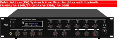 Cina Public adress system 6 zones PA Amplifier with USB/SD in vendita