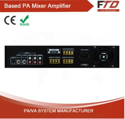 Cina Audio dell'amplificatore di zona 500w di economia 6 dell'amplificatore del miscelatore di potere dell'amplificatore dell'altoparlante in vendita