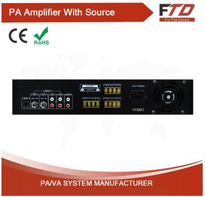 中国 エムピー・スリー及びFMの構内放送のフル セット6の地帯120wのアンプの音声 販売のため