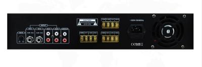 中国 力のミキサーのアンプの専門のyamahaの経済60w 6の地帯力のミキサーのアンプ 販売のため