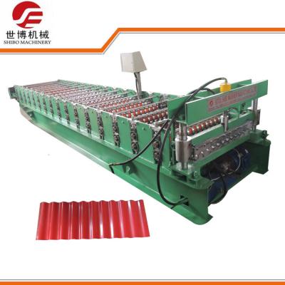 Cina Rotolo d'acciaio ondulato del pannello della lamiera di acciaio di GI di PPGI PPGL che forma le macchine 762 in vendita