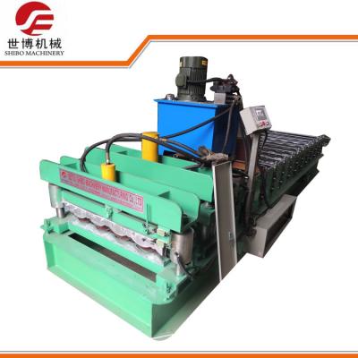 中国 機械840を形作る自動亜鉛アルミニウムによって艶をかけられるタイル屋根シート ロール 販売のため