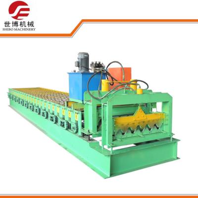 中国 フル オートマチック制御を用いる装置を形作る波形の屋根の薄板金 販売のため