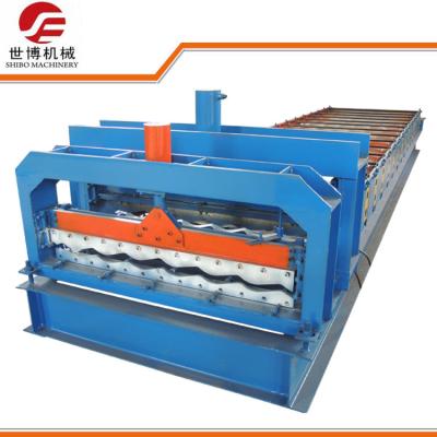 中国 屋根/壁パネルの作成のための産業理性的な薄板金のローラー機械 販売のため