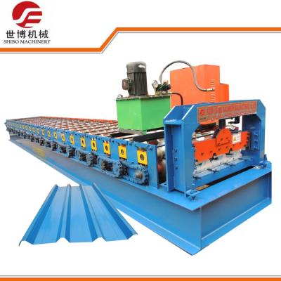 China CER trapezoide Blatt-Rolle, welche die Maschine macht Deckungs-Platte 699mm Breiten-IBR bildet zu verkaufen