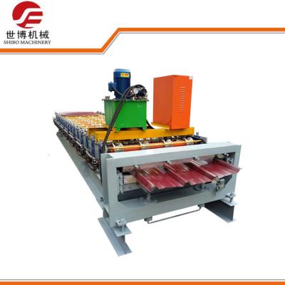 China Volle automatische trapezoide Blatt-Rolle, die Maschine mit Rechnersteuerung bildet zu verkaufen