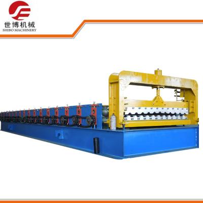 China Trapezoide Blatt-Hochgeschwindigkeitsrolle, die Maschine, Metalldeckungs-Rolle ehemalig bildet zu verkaufen