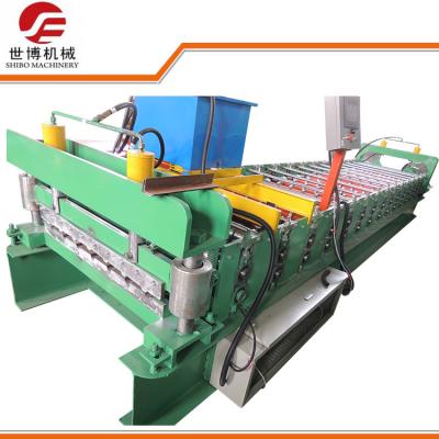 China Einlagige Metalldach-Rolle, die Maschine mit Handbuch Uncoiler der Kapazitäts-5T bildet zu verkaufen