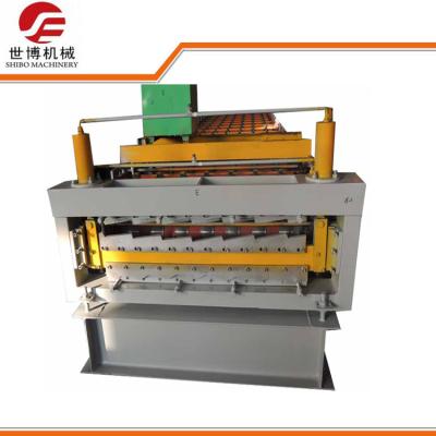 China Het grijze Broodje die van de Kleuren Dubbele Laag Machine voor Dak en Muurplaat het Maken vormen Te koop