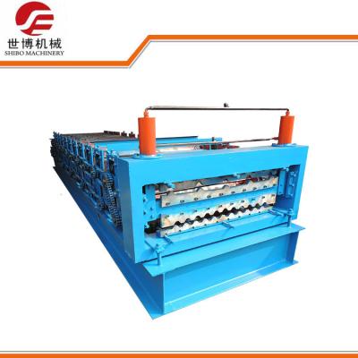 China 5.5KW dubbel Laagbroodje die Machine, Trapezoïdaal Bladbroodje vormen die Machine vormen Te koop