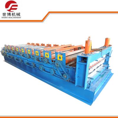 China PLC Broodje die van de Controle het Dubbele Laag Machine, Dakwerkblad vormen die Machine maken Te koop