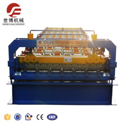 China PPGI-Blechtafel-Dachplatte, welche die Maschine/Stahlrolle Maschine bildend macht zu verkaufen