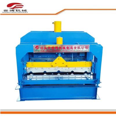 中国 屋根瓦油圧カッターが付いている機械を形作る台形シート ロール1年の保証 販売のため
