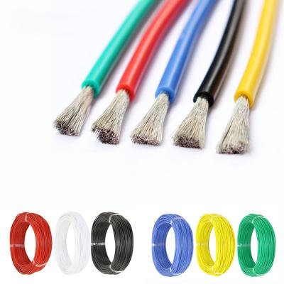Cina Rame termoresistente del cavo flessibile 0.8mm del silicone 1AWG ultra molle in vendita