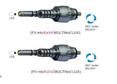 中国 Kavo の繊維光学 Handpiece の歯科 6 つの穴のための歯科速いカプラーのコネクター、セリウム 販売のため